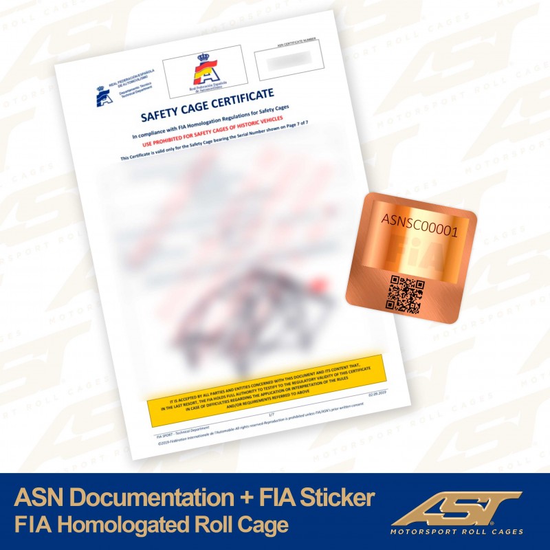 ASN / FIA Documentation + FIA Sticker
