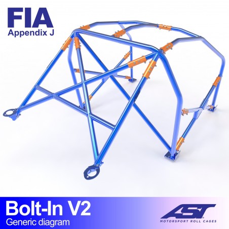 Arco de Seguridad SEAT 1430 4-door Sedan BOLT IN V2