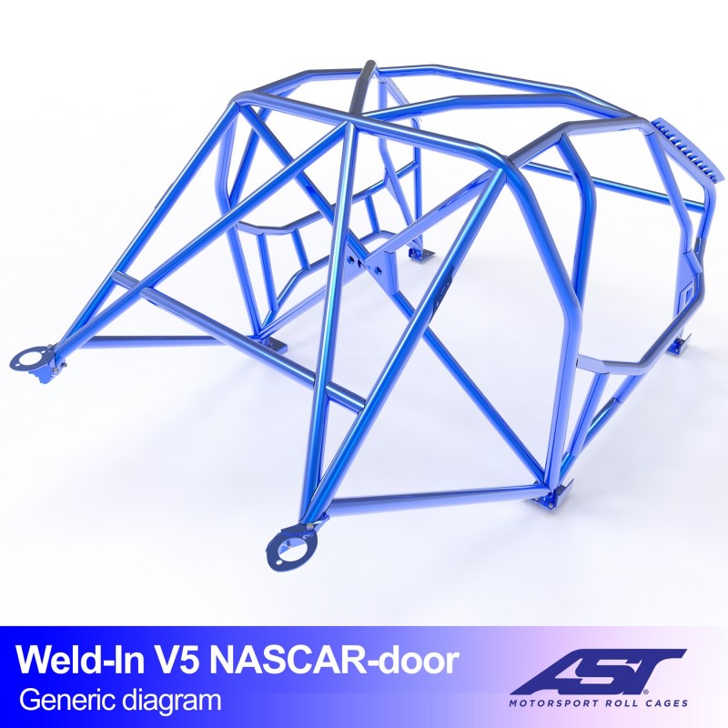 SUBARU BRZ (ZD8) 2-door Coupe WELD IN V5 NASCAR-door